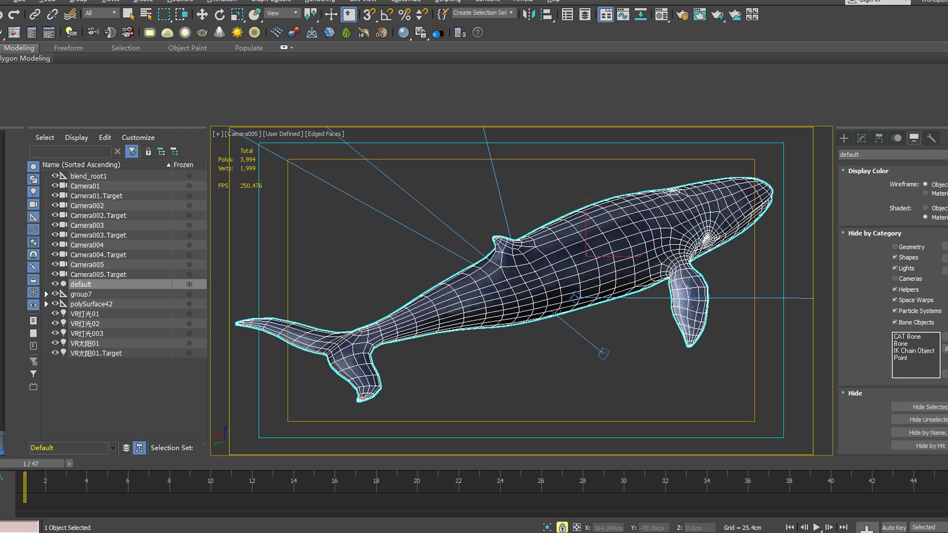 3D Bluewhale Whale Fish Ocean Shark Water Fin Sea Orca Blue Whale ...