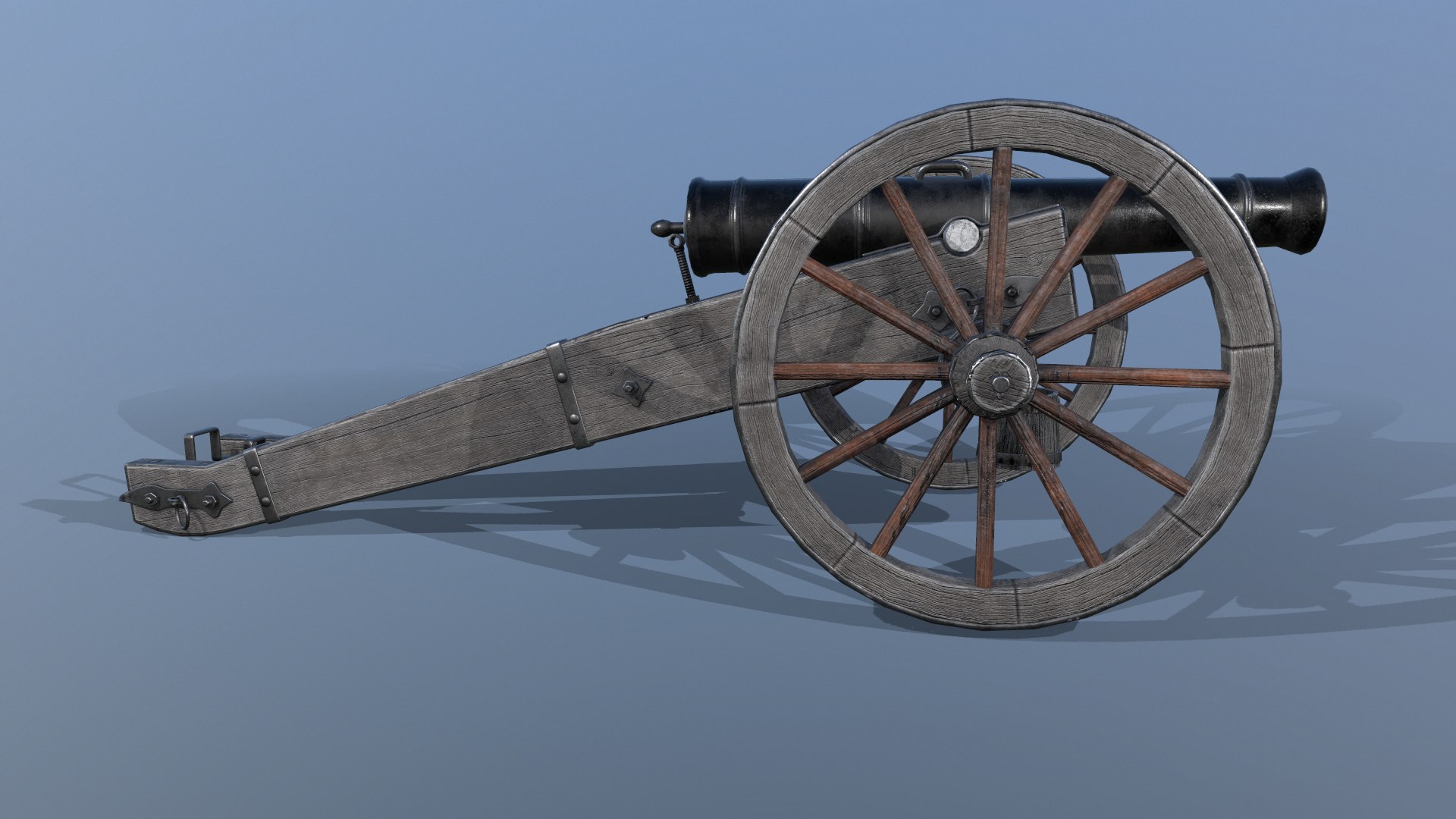 3D Medieval cannon Low-poly 3D model - TurboSquid 2147656
