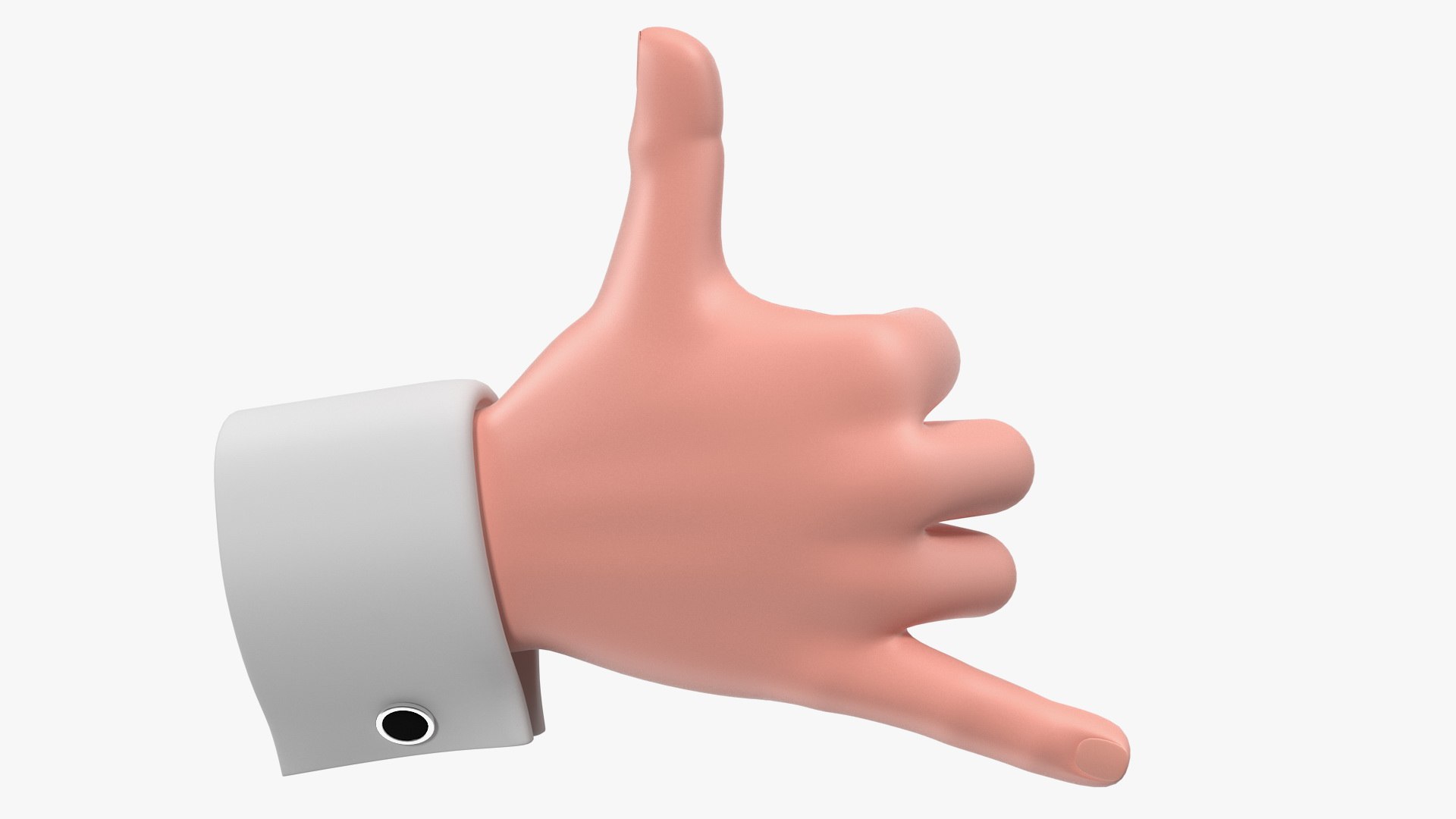 Cartoon man hands rigged 3D model - TurboSquid 1526662