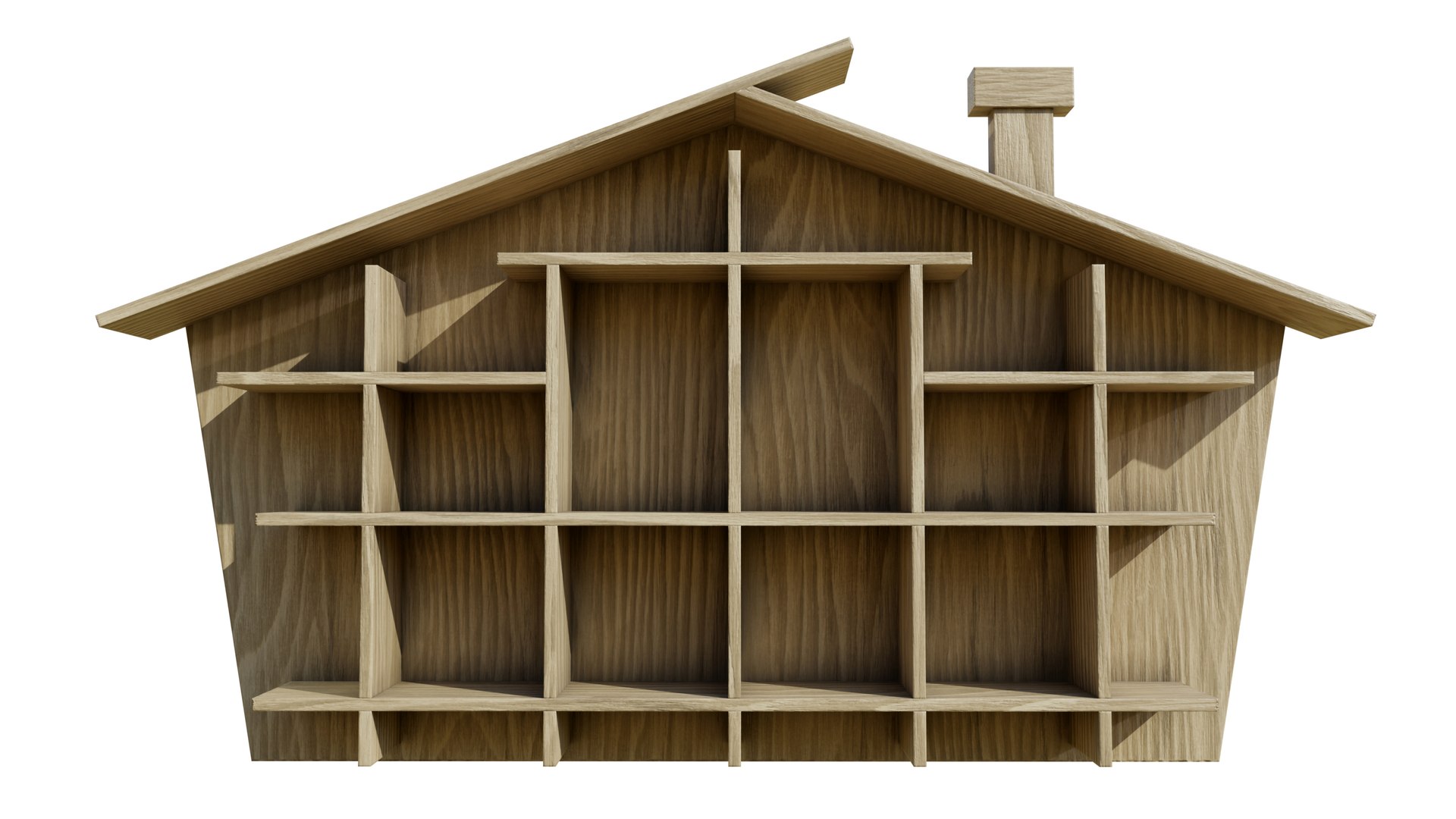 House Shaped Wall Storage 3D - TurboSquid 2114434