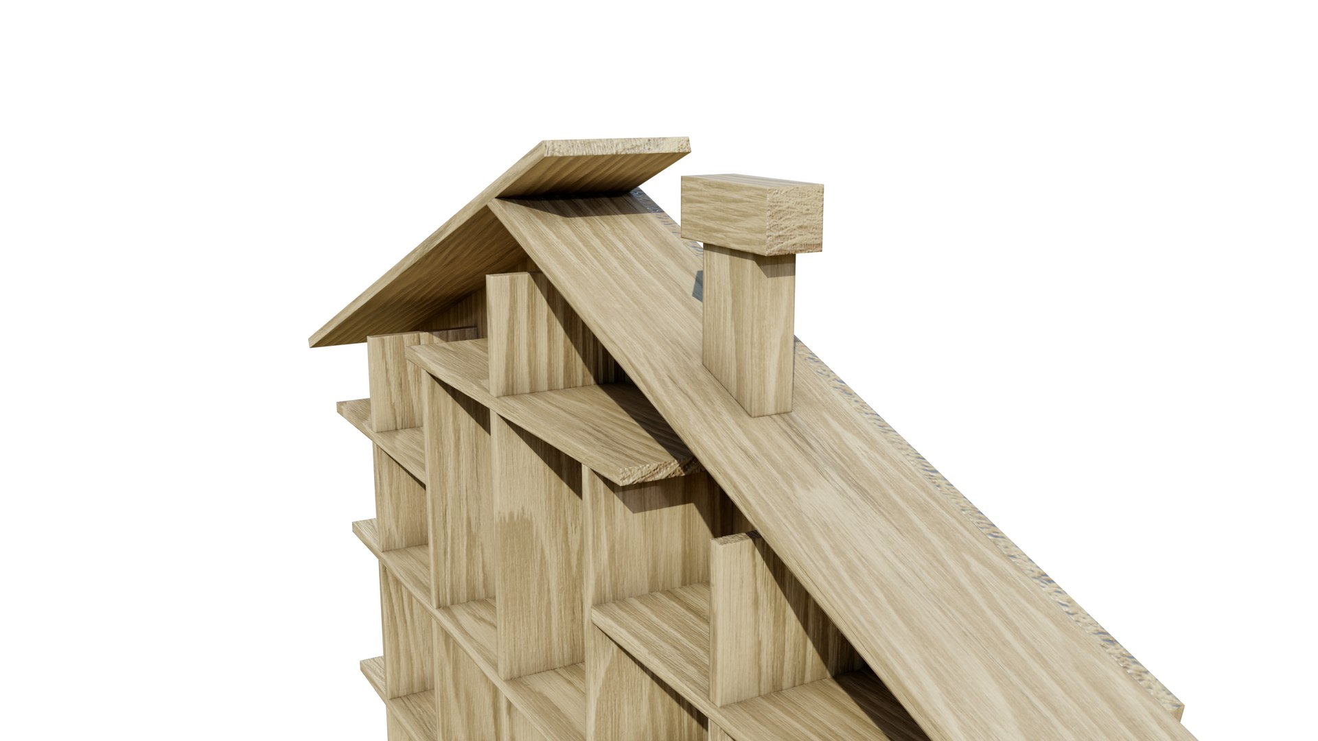 House Shaped Wall Storage 3D - TurboSquid 2114434