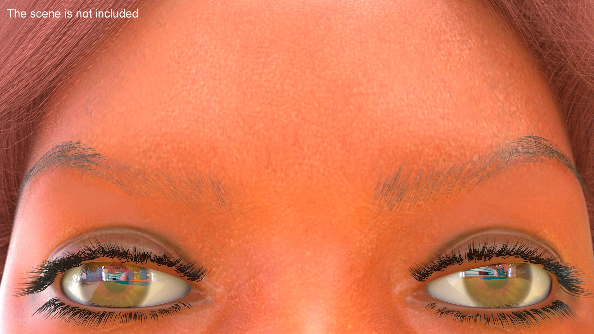 Straight Eyebrows 3D Model - TurboSquid 2213188
