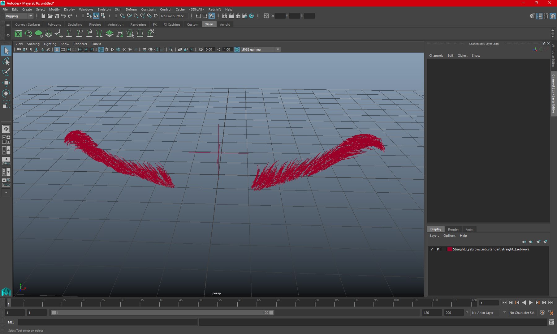 Straight Eyebrows 3D Model - TurboSquid 2213188