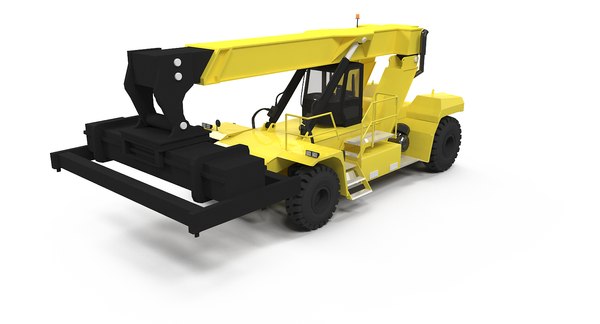 3d handler shipping container model