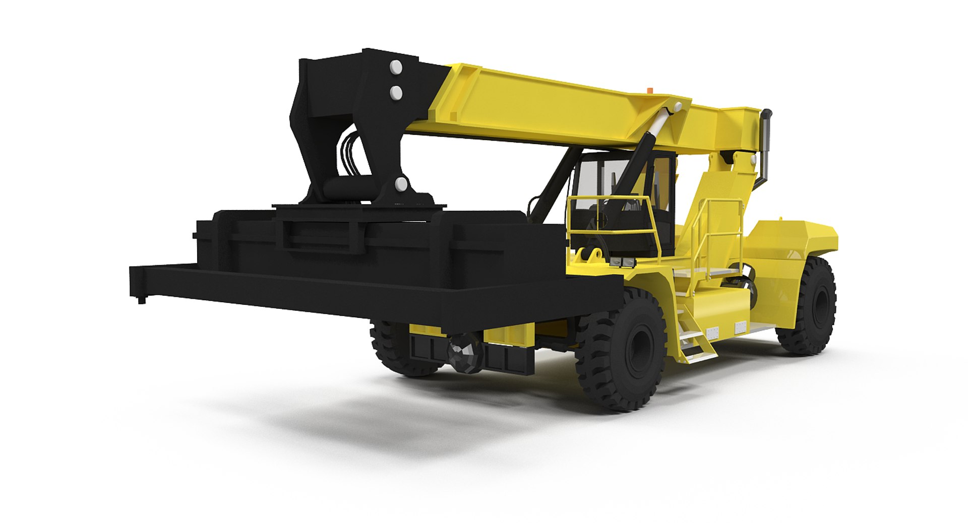 3d Handler Shipping Container Model