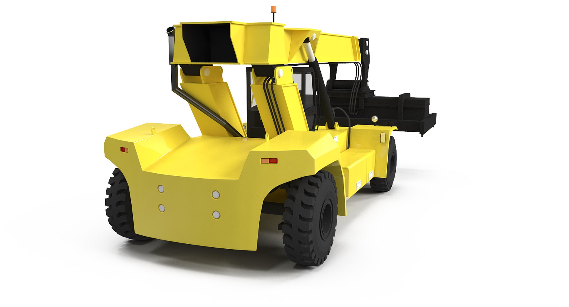 3d Handler Shipping Container Model