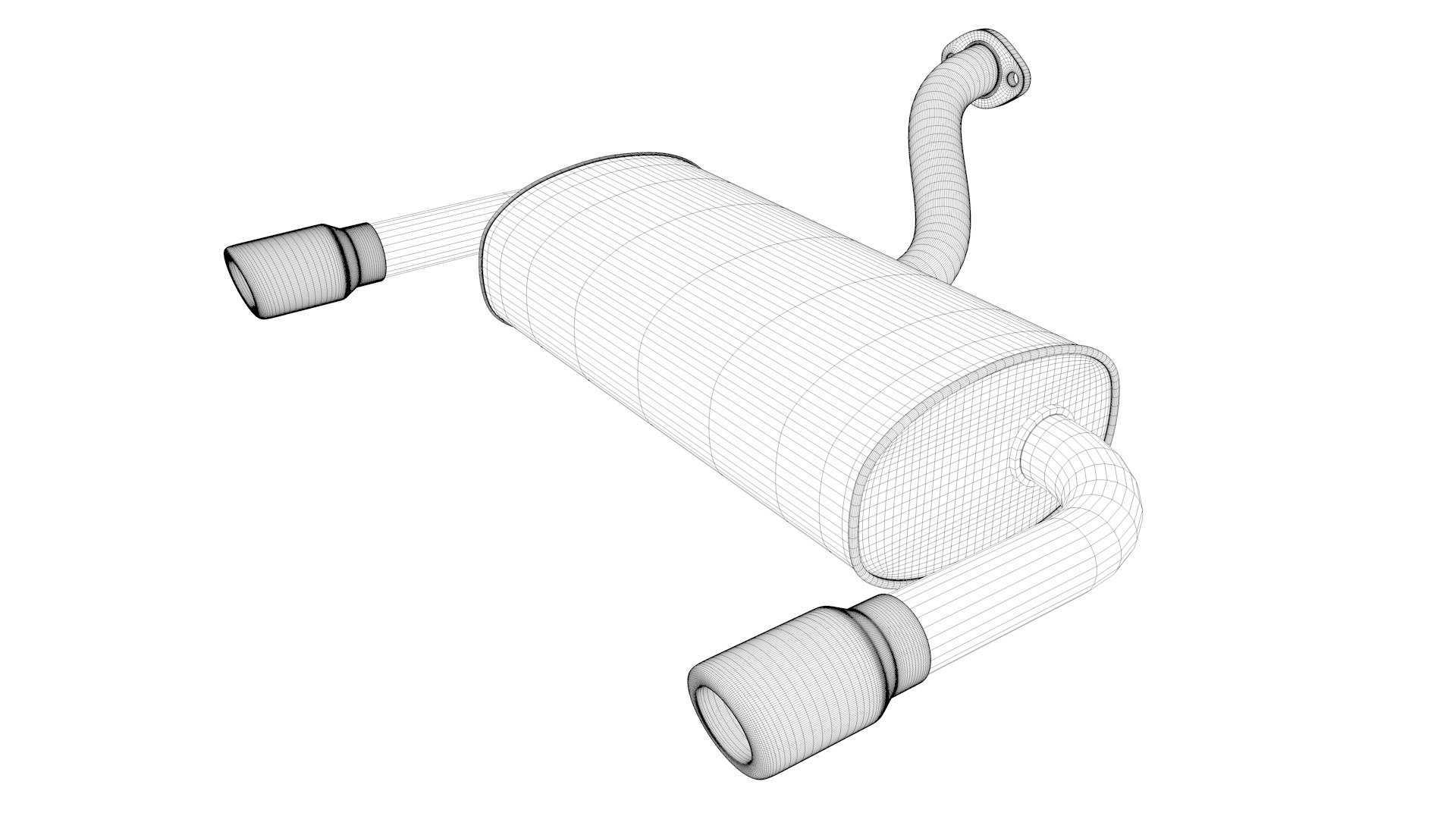 Realistic Car Exhaust System 3D Model - TurboSquid 1811799