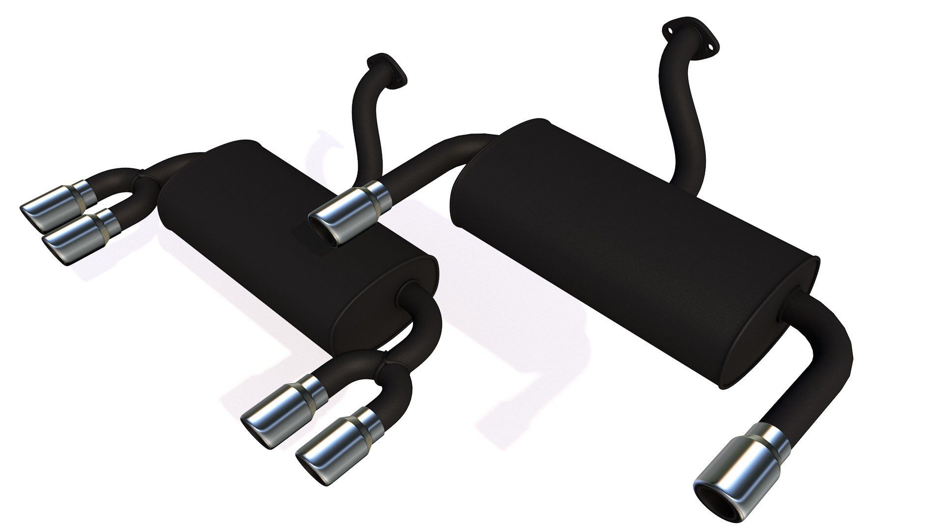 Realistic Car Exhaust System 3D Model - TurboSquid 1811799