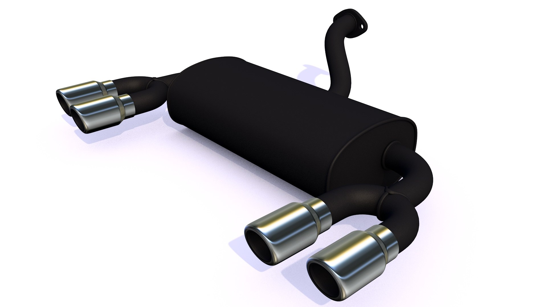 Realistic Car Exhaust System 3D Model - TurboSquid 1811799