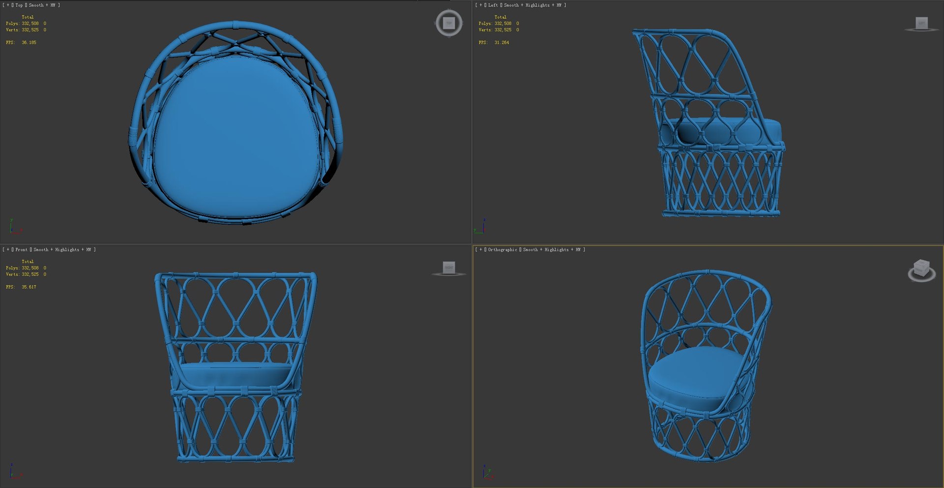 3D forma easy armchair model - TurboSquid 1263640