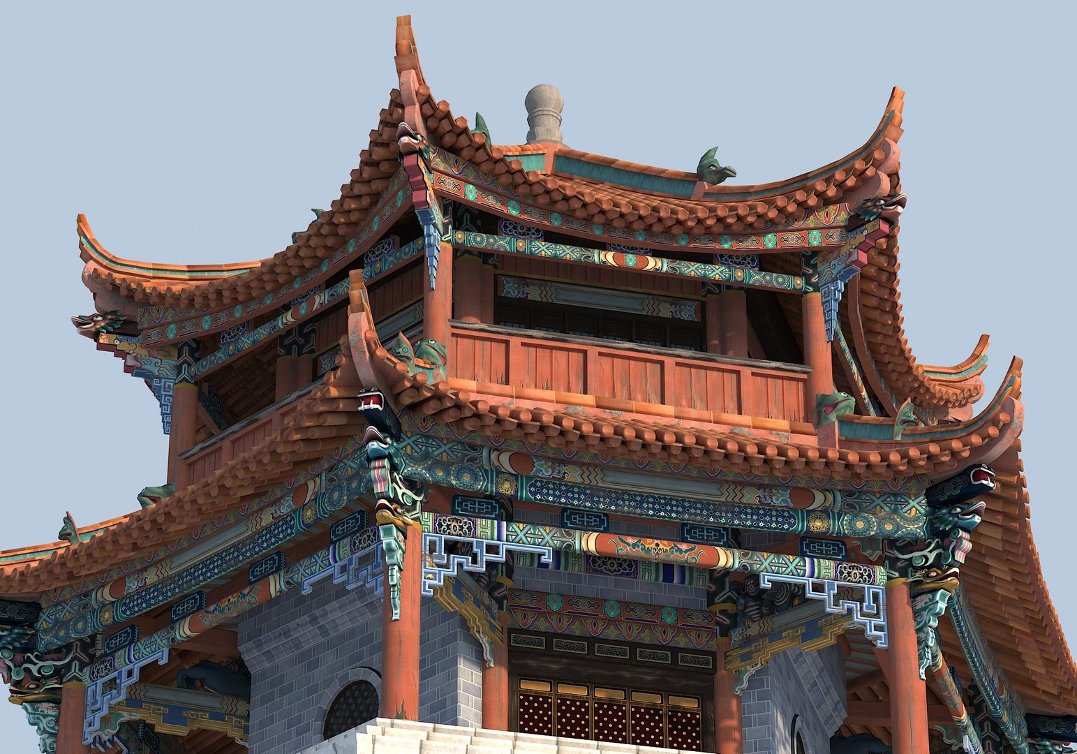 3D Chinese Building 30 Model - TurboSquid 1960291