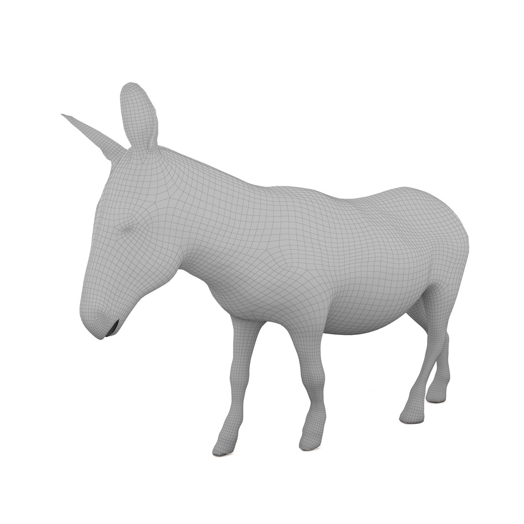 3D Fabric Donkey Model - TurboSquid 1904326