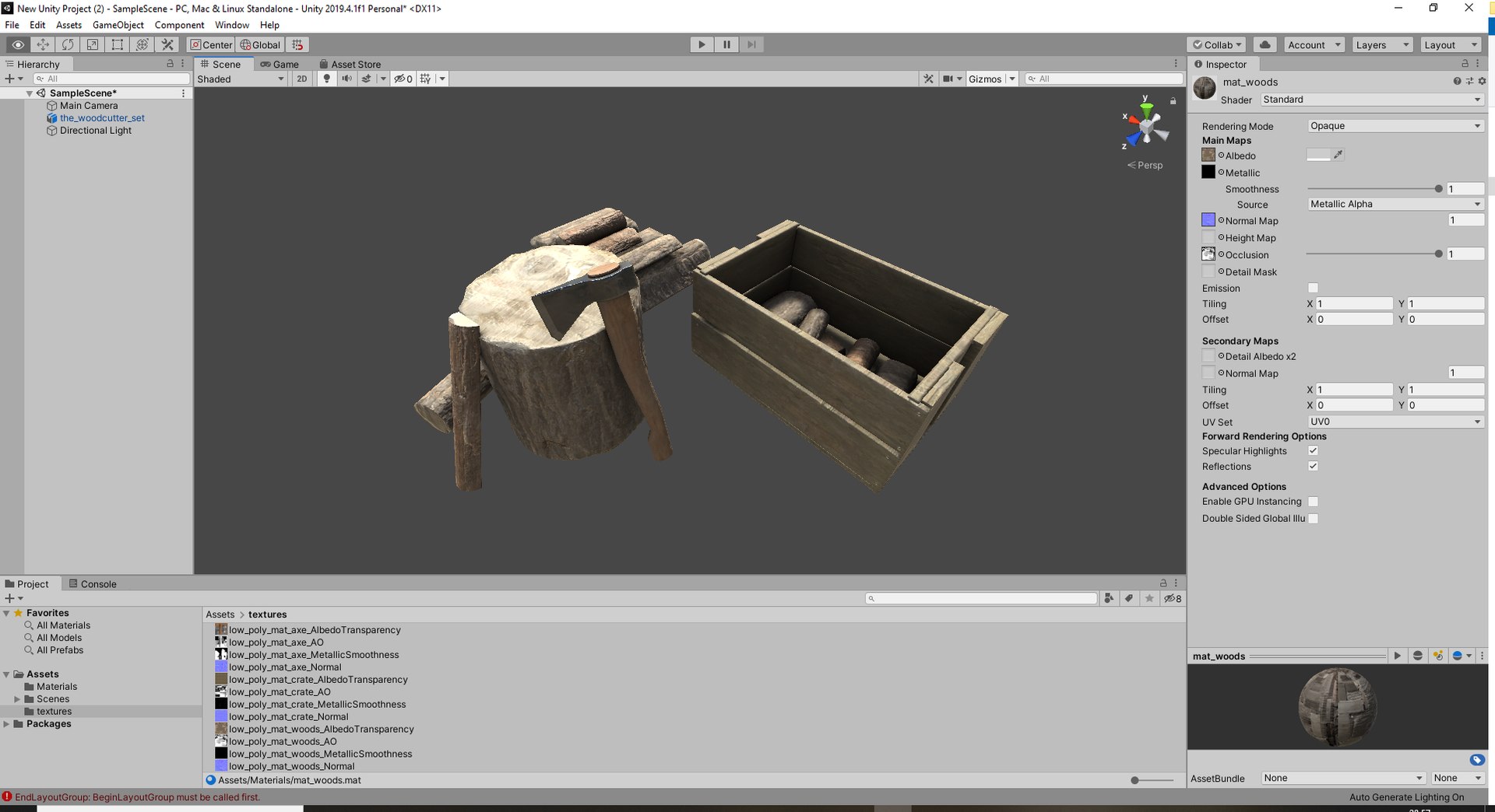 The Old Woodcutter S Set Game Ready 3D Model - TurboSquid 1789529