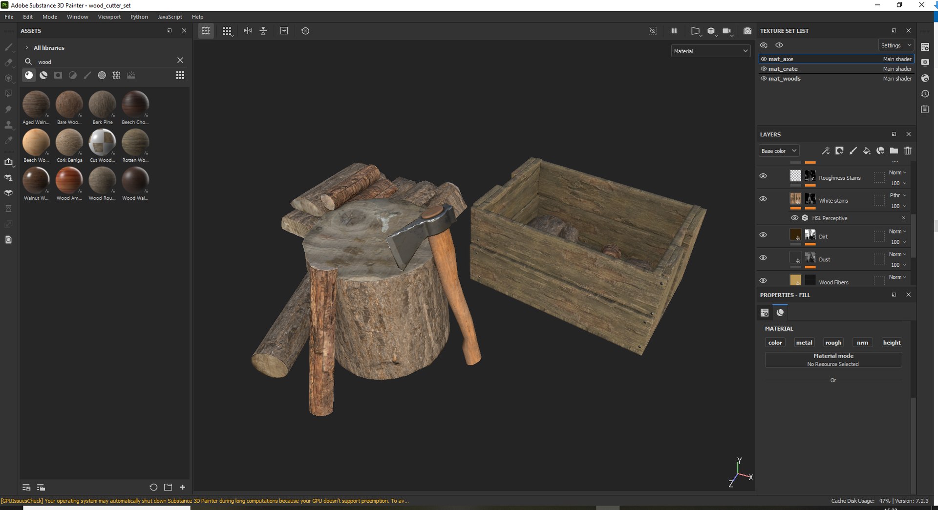 The Old Woodcutter S Set Game Ready 3D Model - TurboSquid 1789529