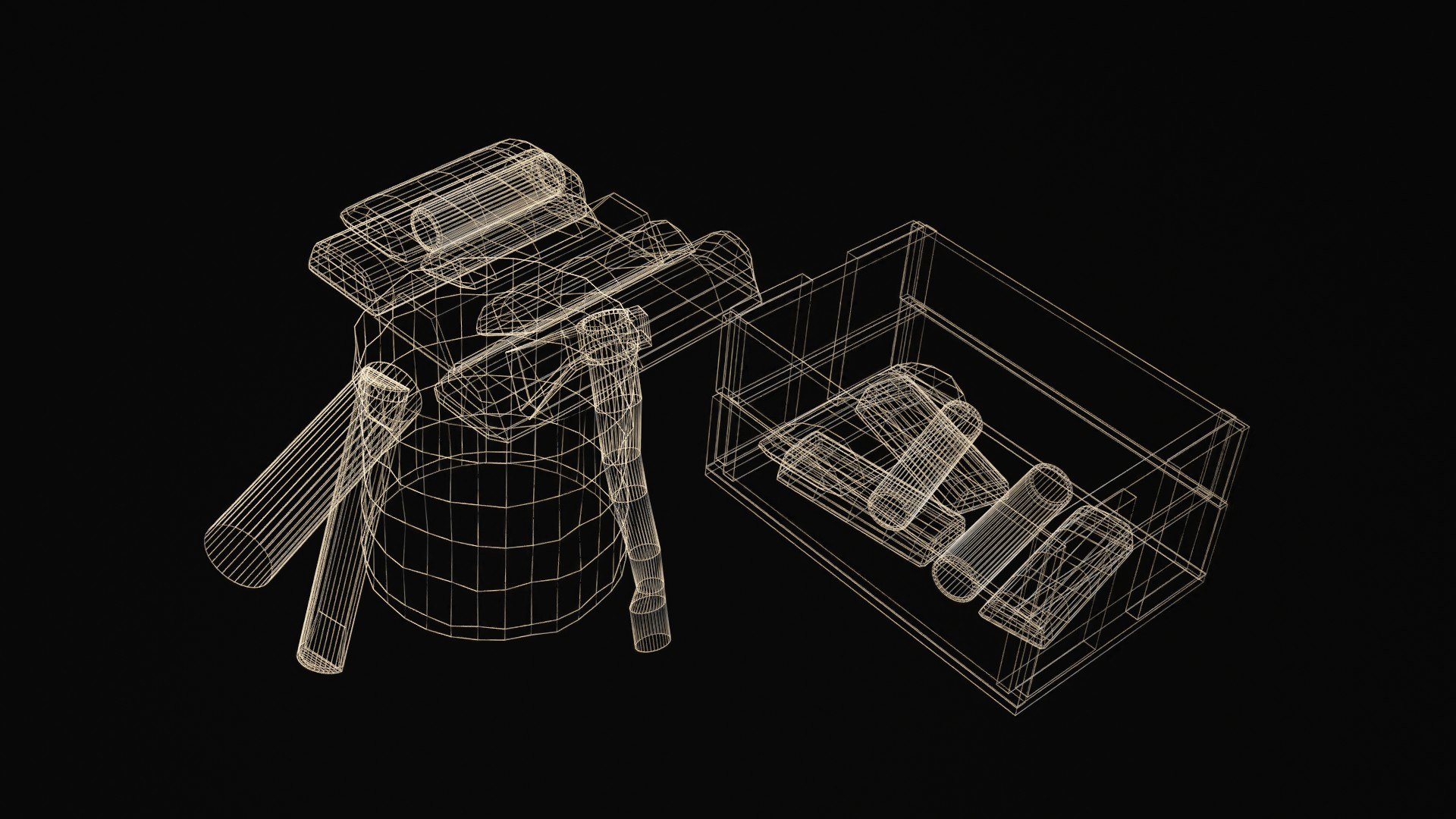 The Old Woodcutter S Set Game Ready 3D Model - TurboSquid 1789529