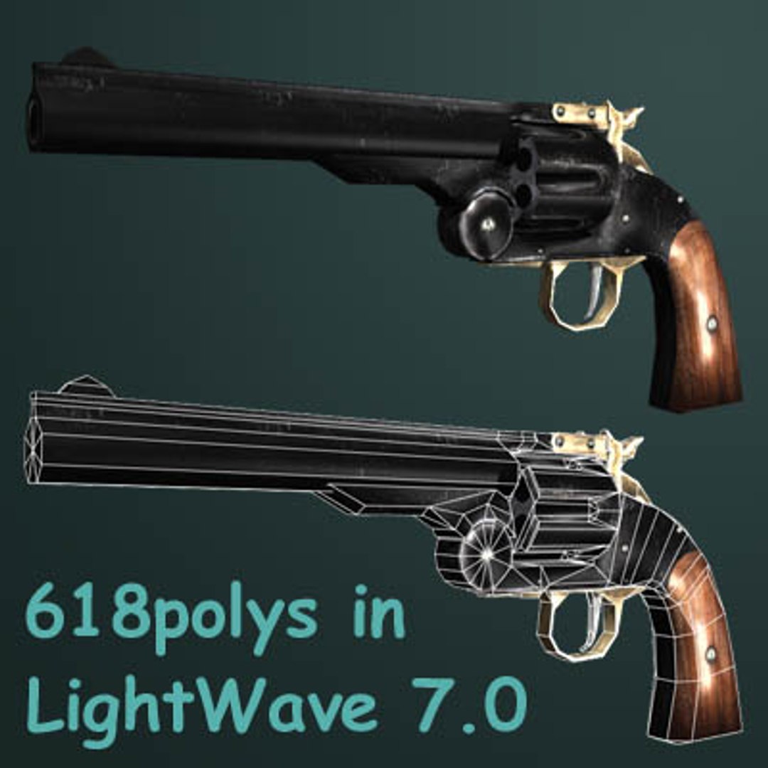 3d Smith Wesson Schofield 1876 Model