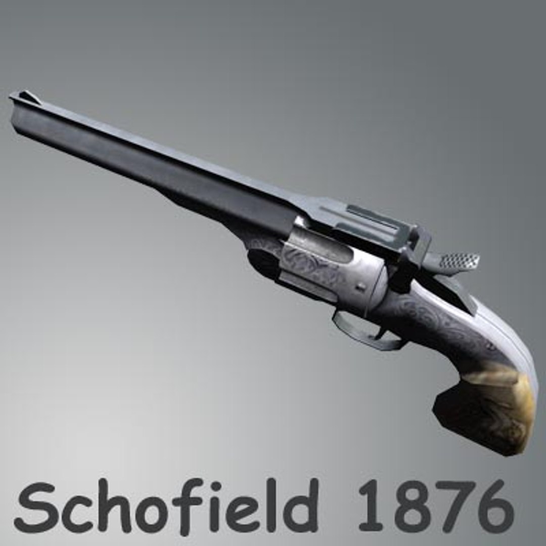 3d Smith Wesson Schofield 1876 Model