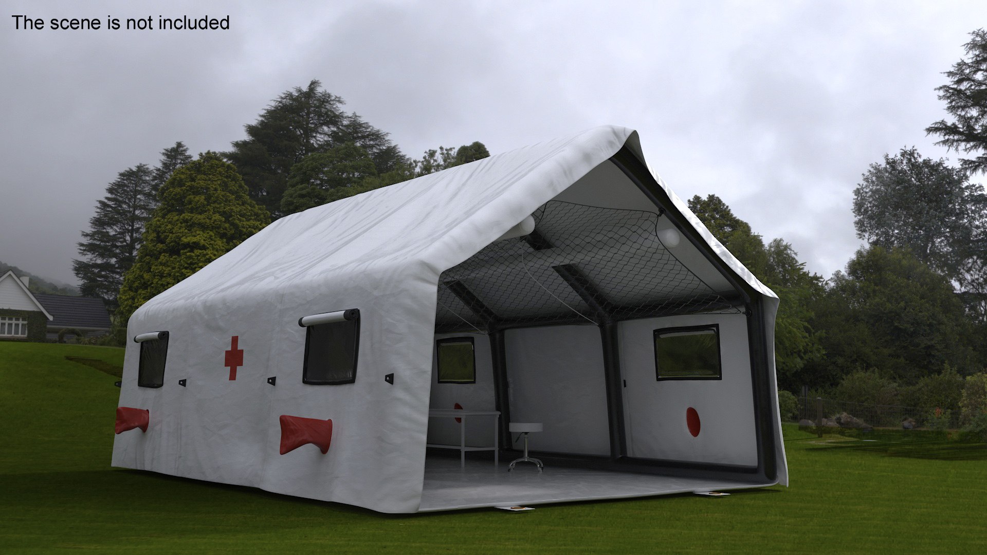 Equipped Medical Tent 3D - TurboSquid 2273069