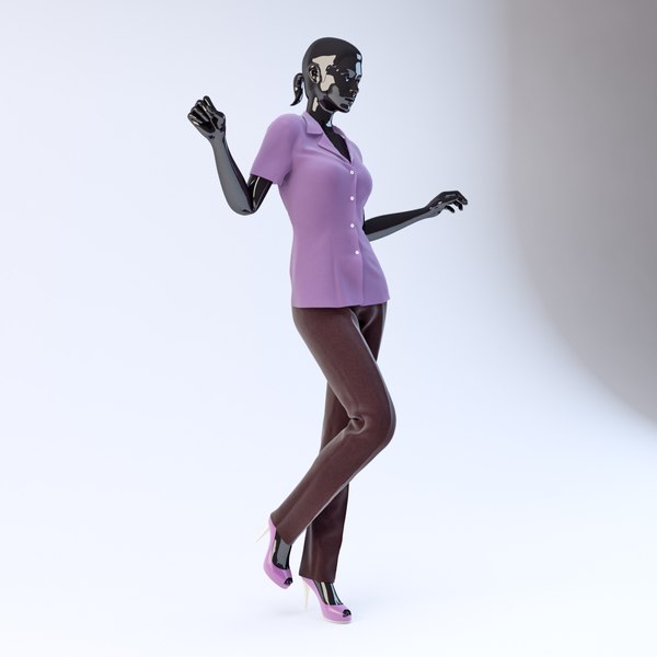 3d showroom mannequin 010 model