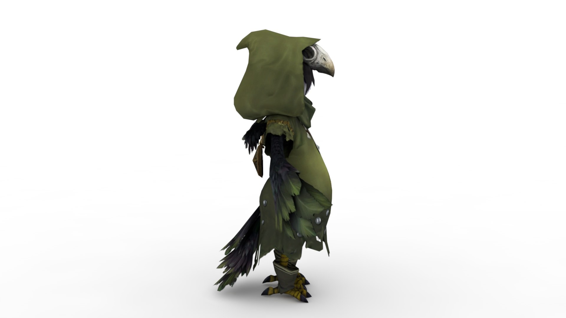 Cartoon Crow Charater 3D Model - TurboSquid 2006505
