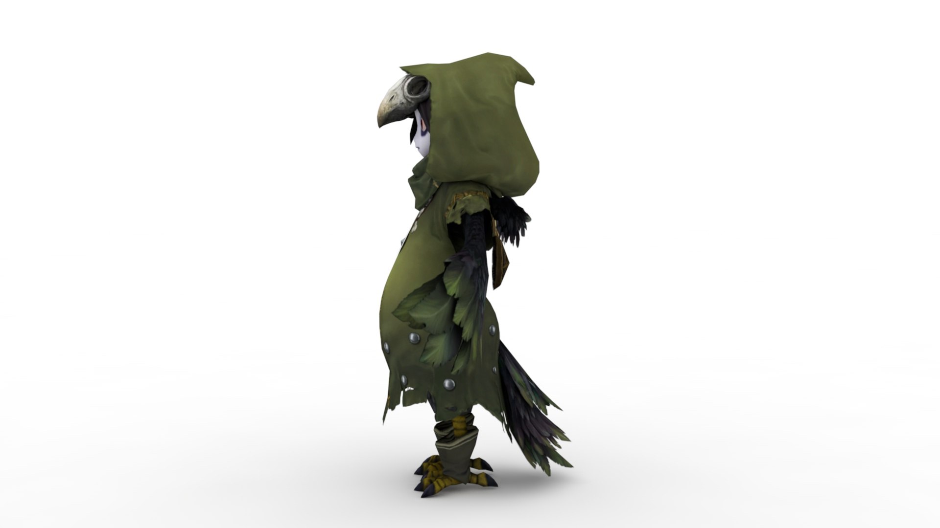 Cartoon Crow Charater 3D Model - TurboSquid 2006505
