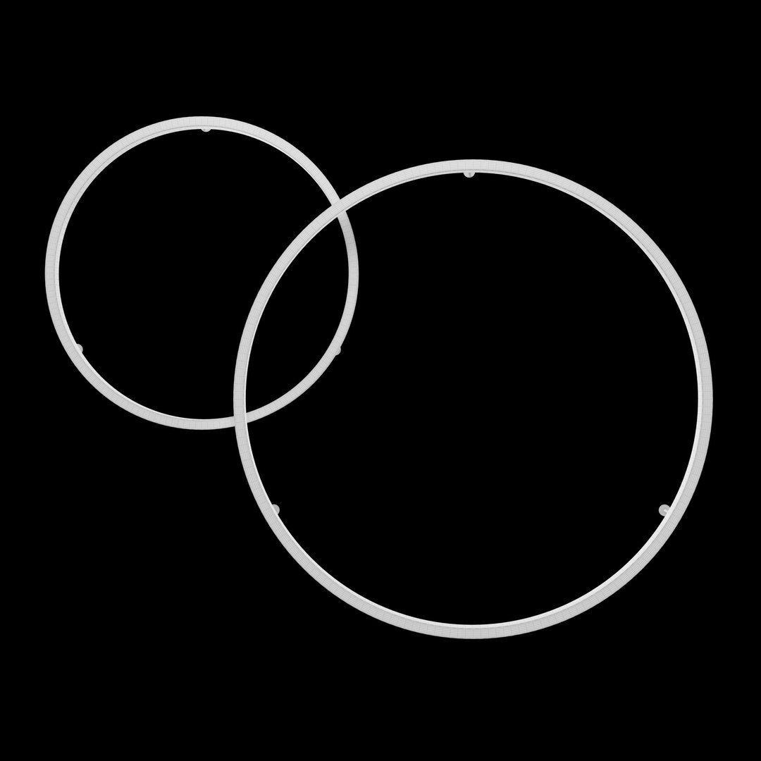 3D zirkol circle wall lamp by NEMO - TurboSquid 1959675