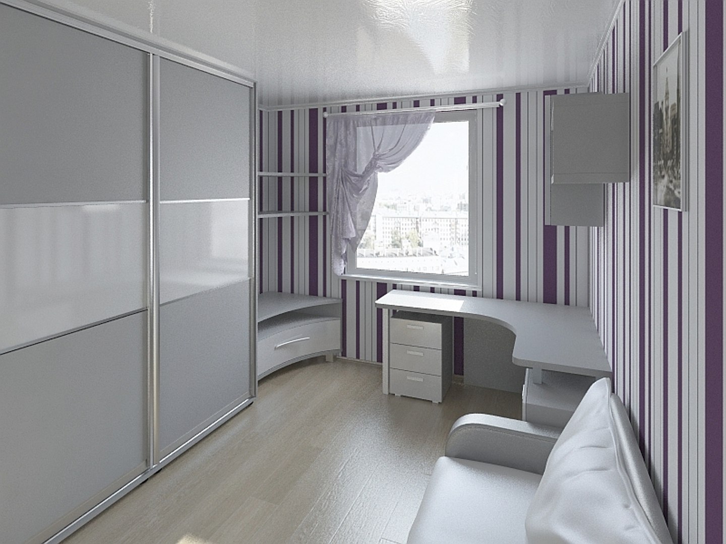 room interior 3d obj