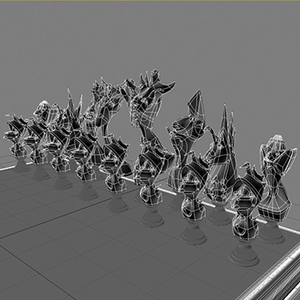 3d max chess set