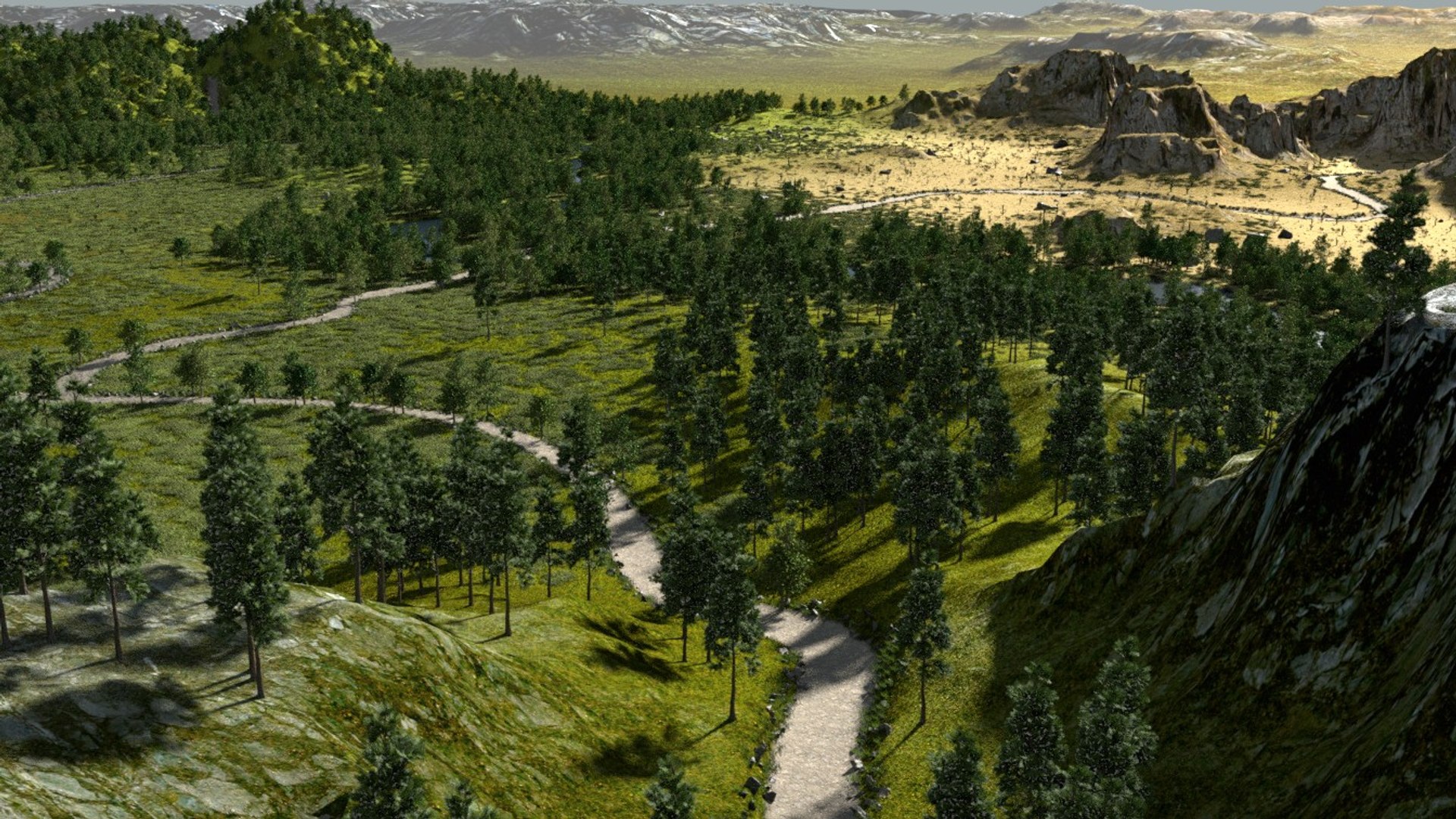 Scene biomes blender 3D model - TurboSquid 1259498
