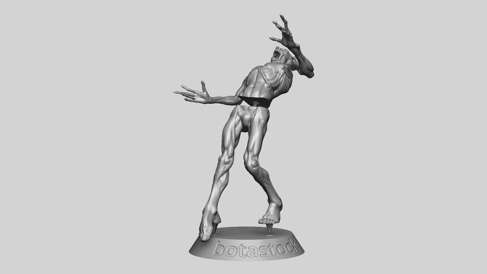 3D Model Zombie Undead Pose 05 3D Printable STL Model - TurboSquid 1969668