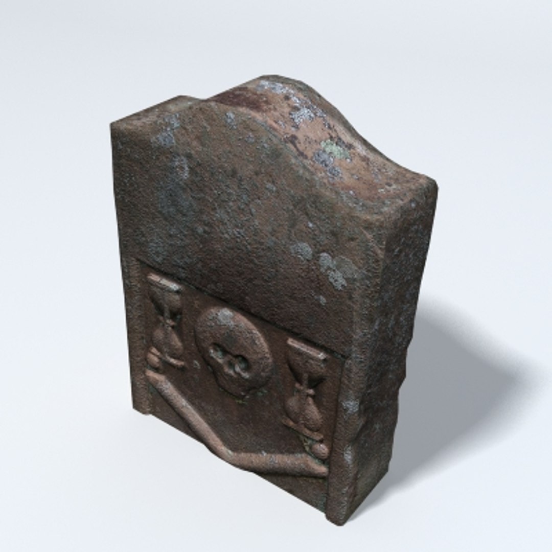 3d Stone Grave Gravestone Model
