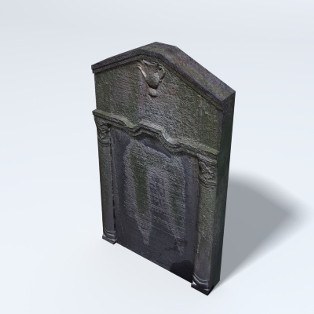 3d Stone Grave Gravestone Model