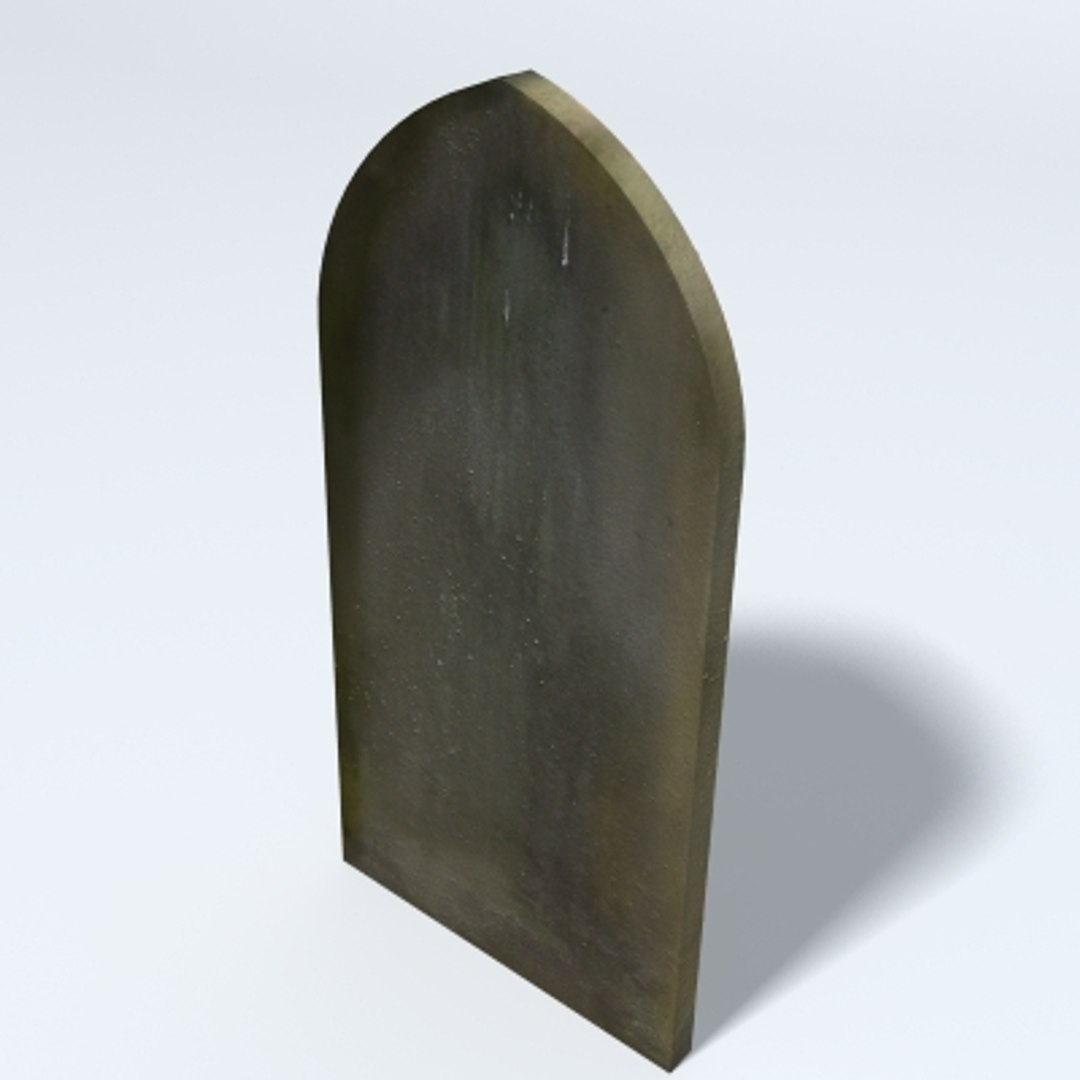 3d Stone Grave Gravestone Model