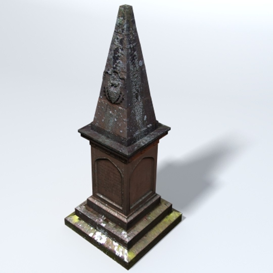 3d Stone Grave Gravestone Model