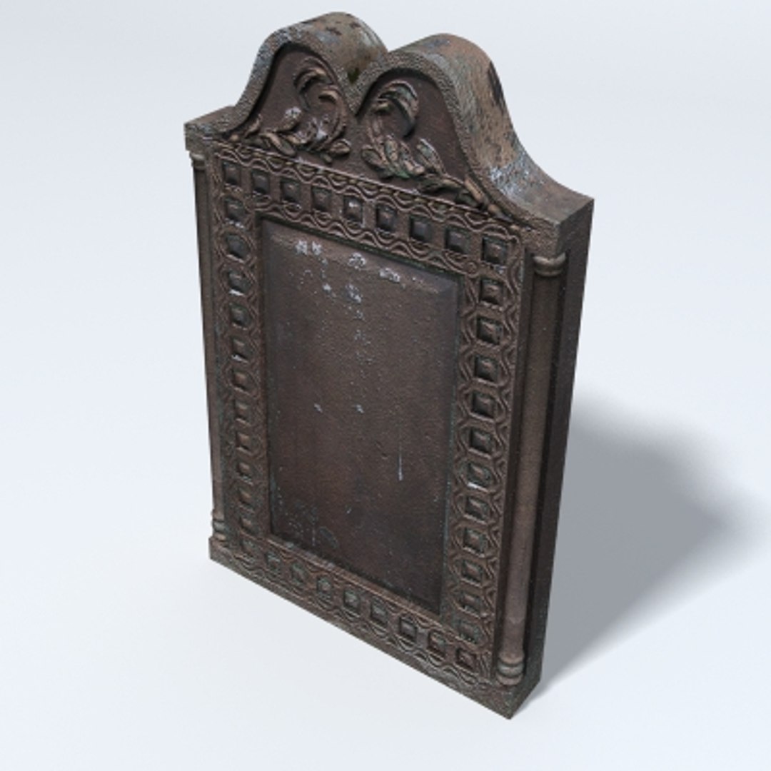 3d Stone Grave Gravestone Model
