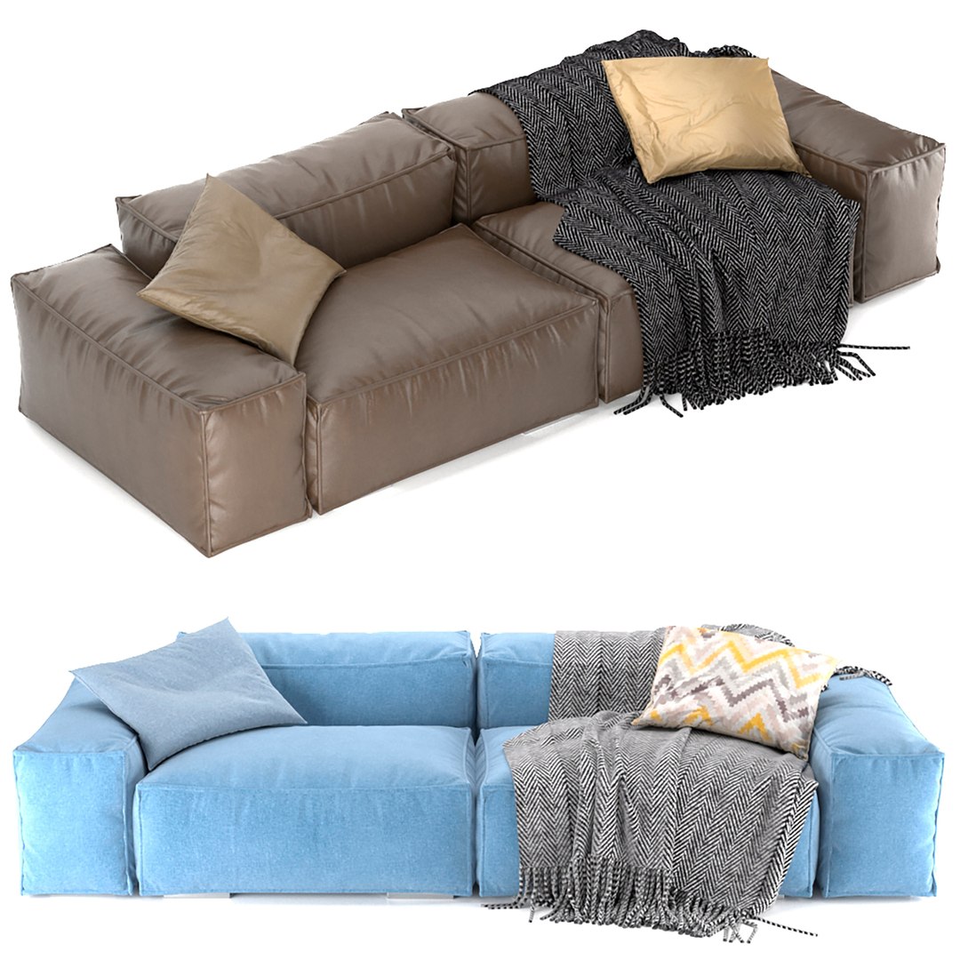 Peanut b sofa 3D - TurboSquid 1693225
