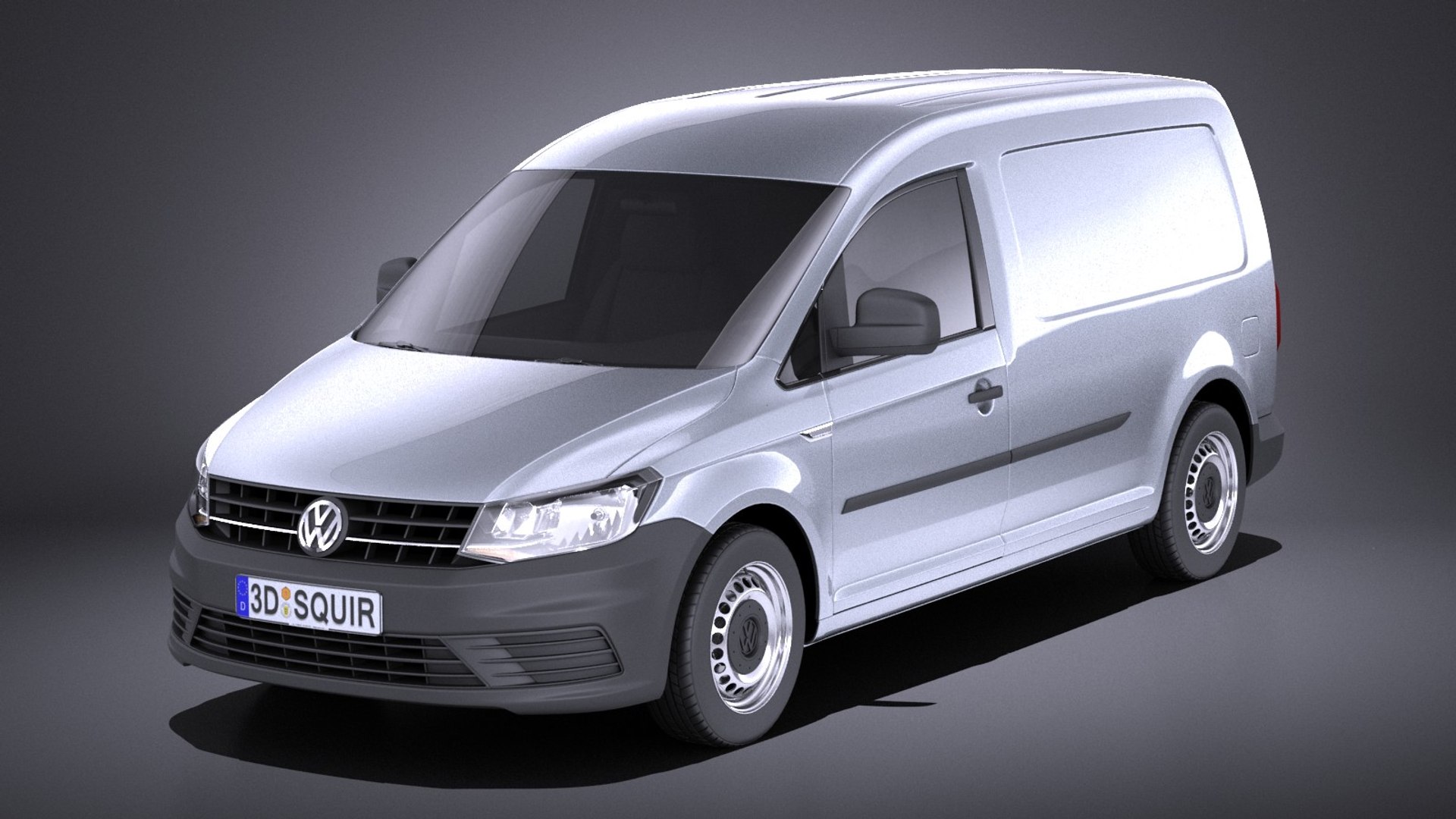 Volkswagen Caddy 2018 3D Model - TurboSquid 1266304