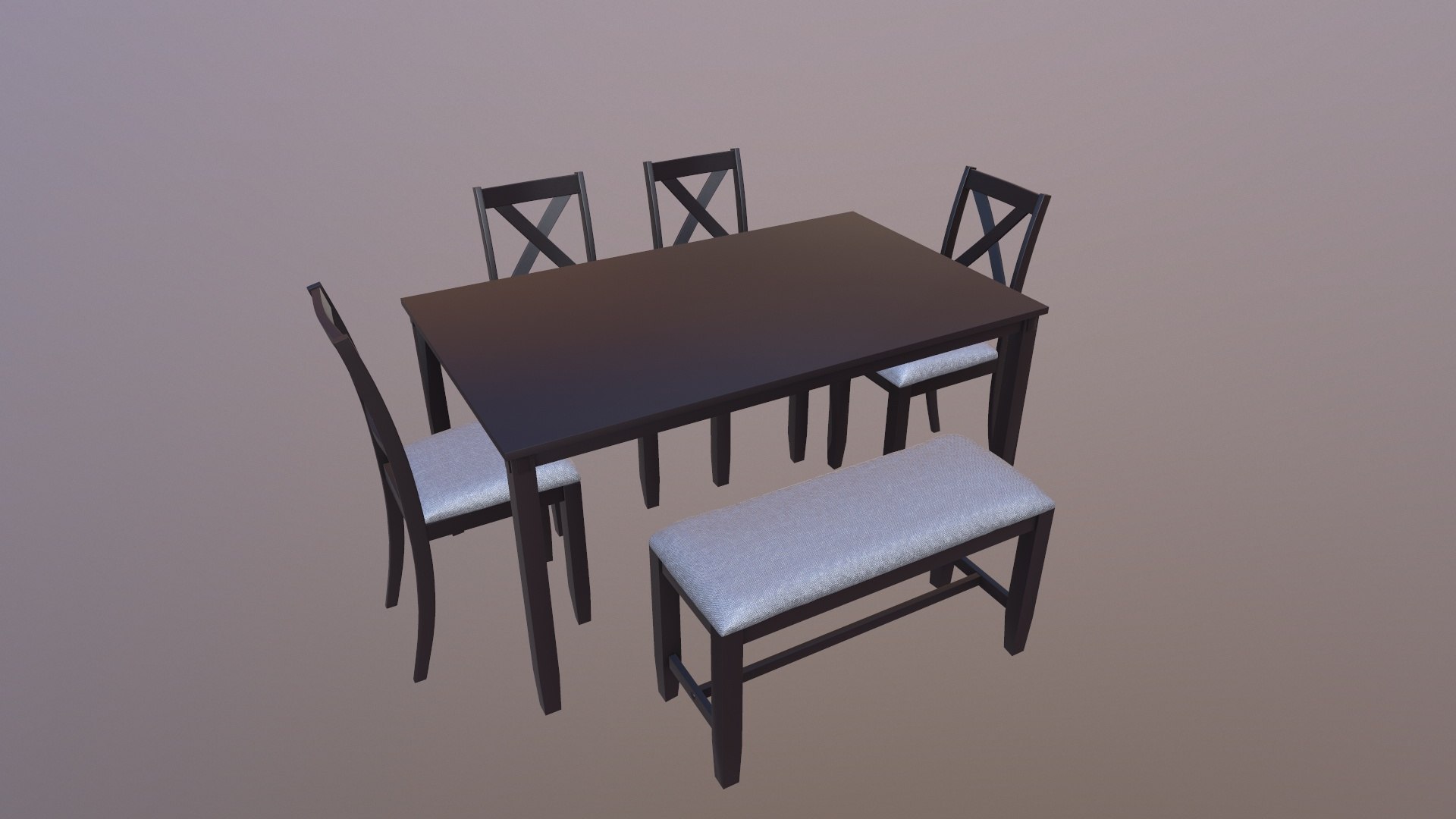 3D Model Dining Table - TurboSquid 2142292