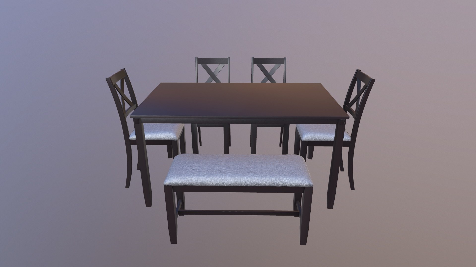 3D Model Dining Table - TurboSquid 2142292