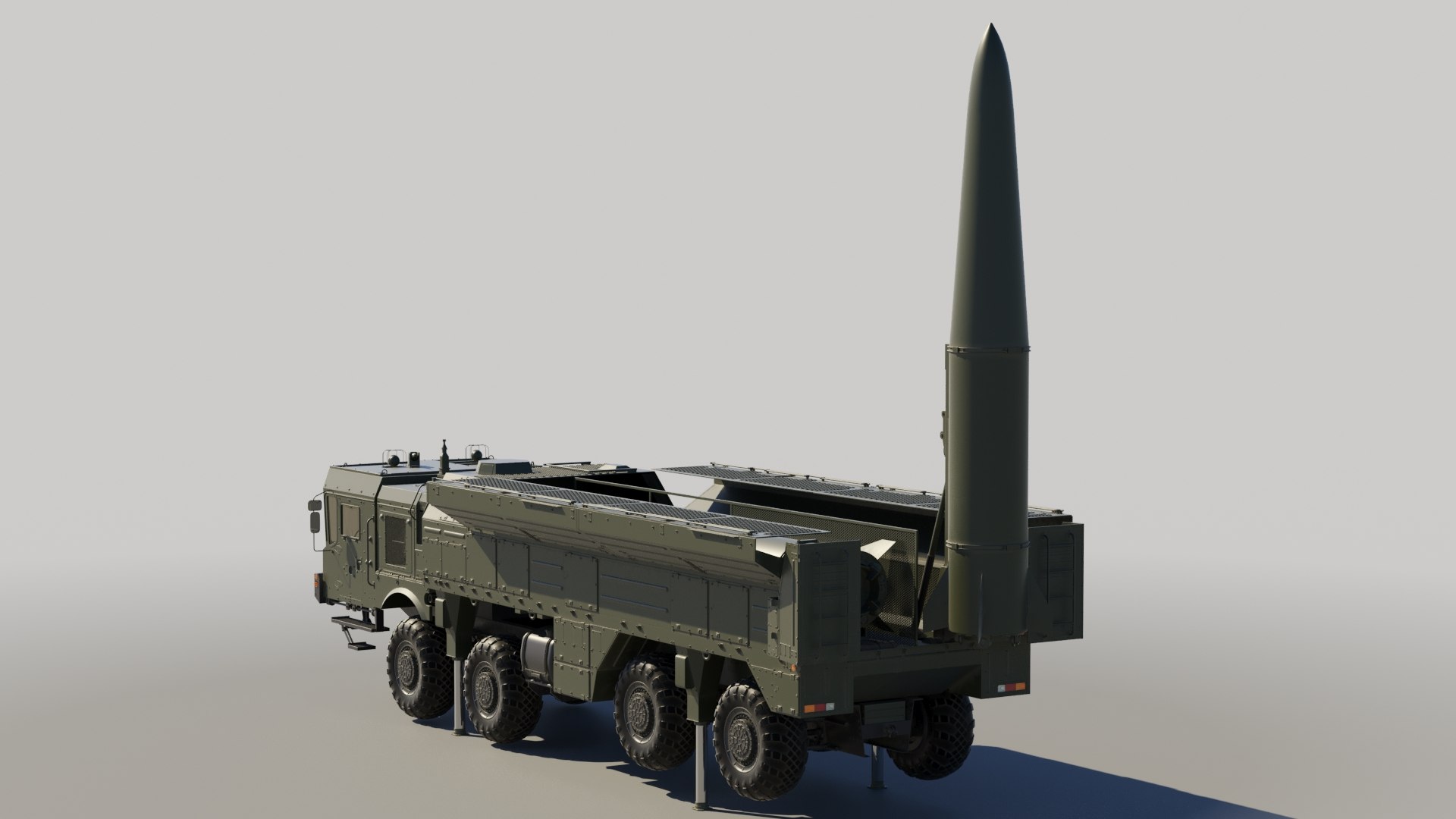 Iskander Ss-26 Stone Ballistic 3D Model - TurboSquid 1499442