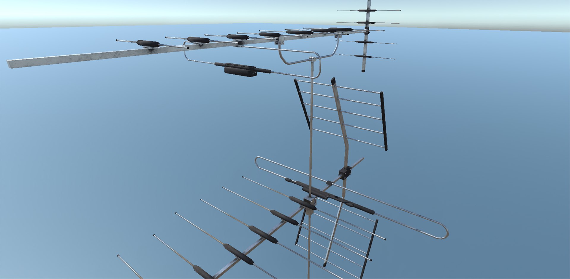 3D Low Poly Old Tv Antenna Model - TurboSquid 1735627