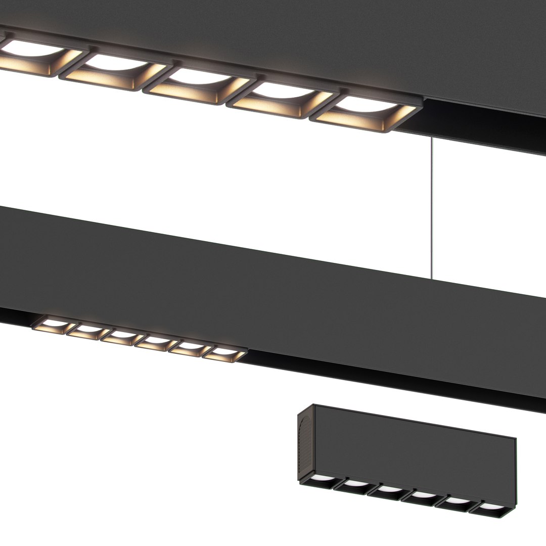 3D Spot 6 Track Light - TurboSquid 1644728