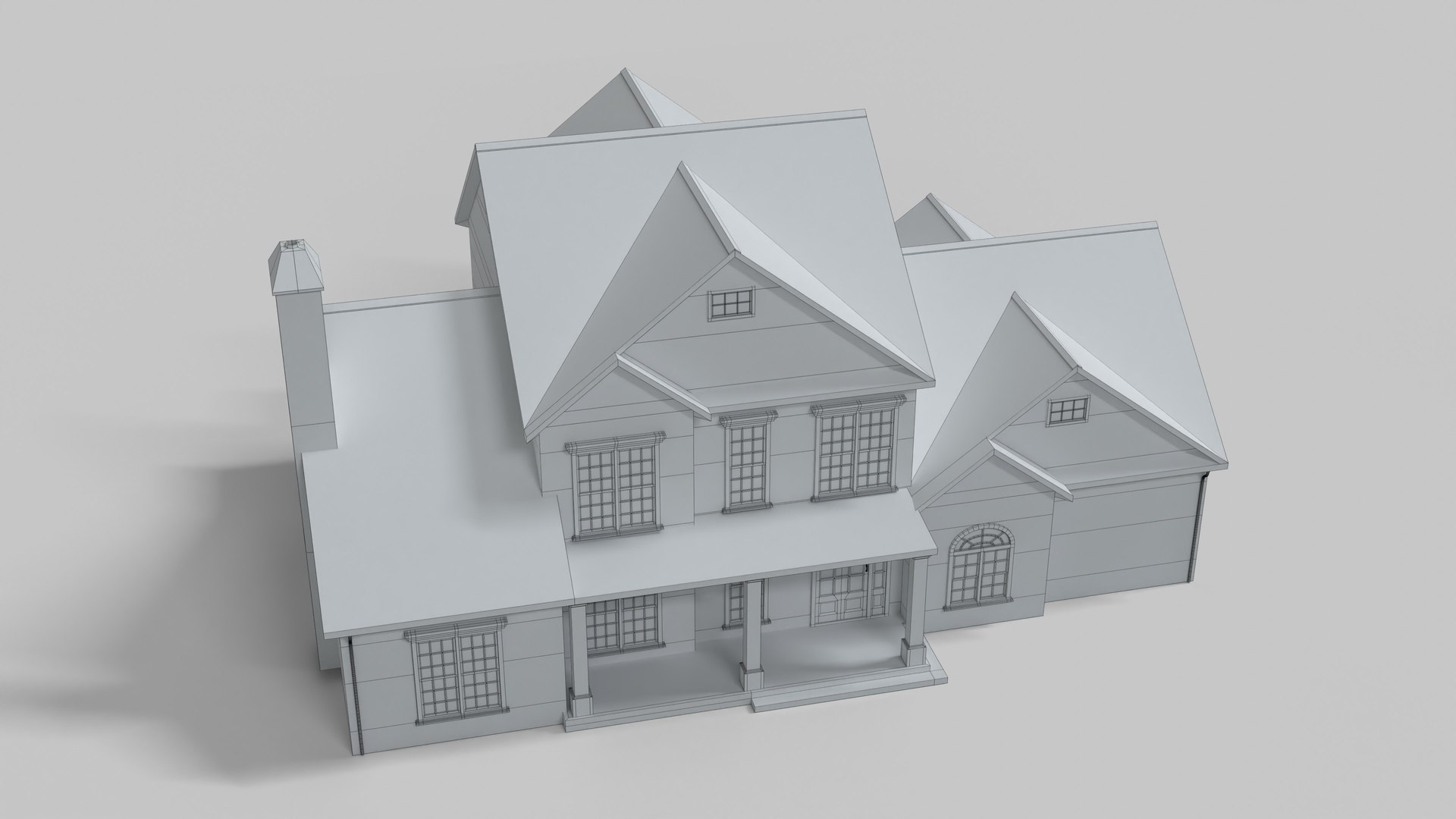 Neighborhood House 15T1 3D Model - TurboSquid 2219277