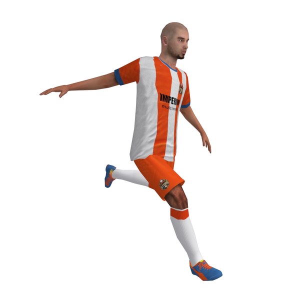 3d soccer pack characters stadiums model