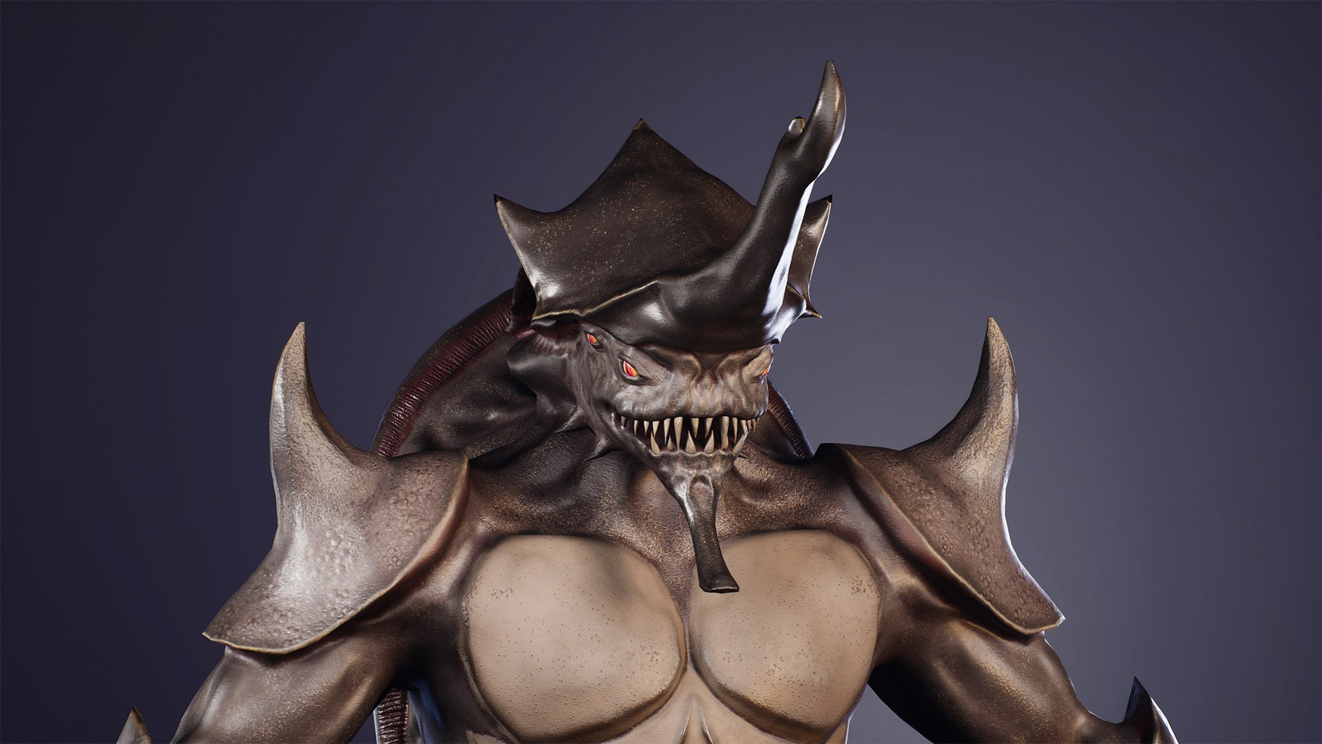 Rhinoceros Beetle Monster 3D Model - TurboSquid 2186762