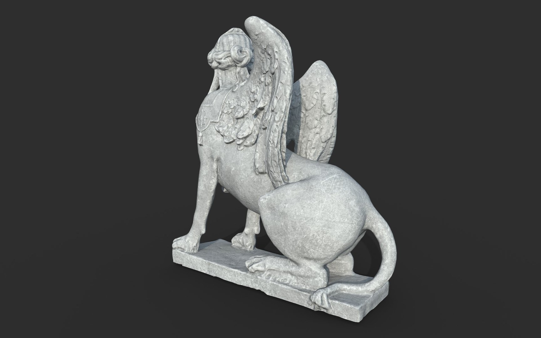 Sphinx Statue Creature 3D Model - TurboSquid 1539919