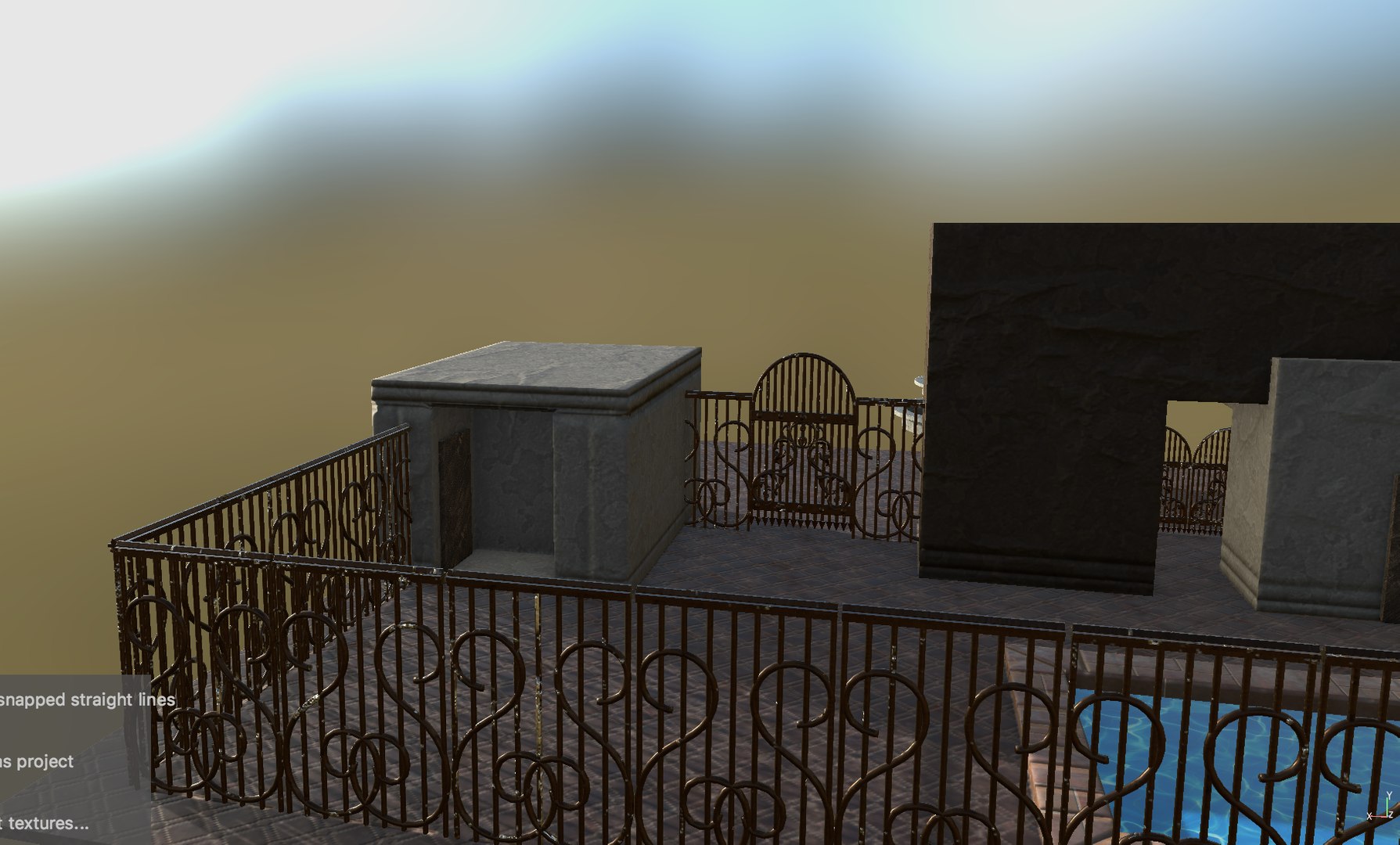 3d Model Modern Pool House Home