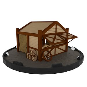 Market Stall 3D Models for Download | TurboSquid