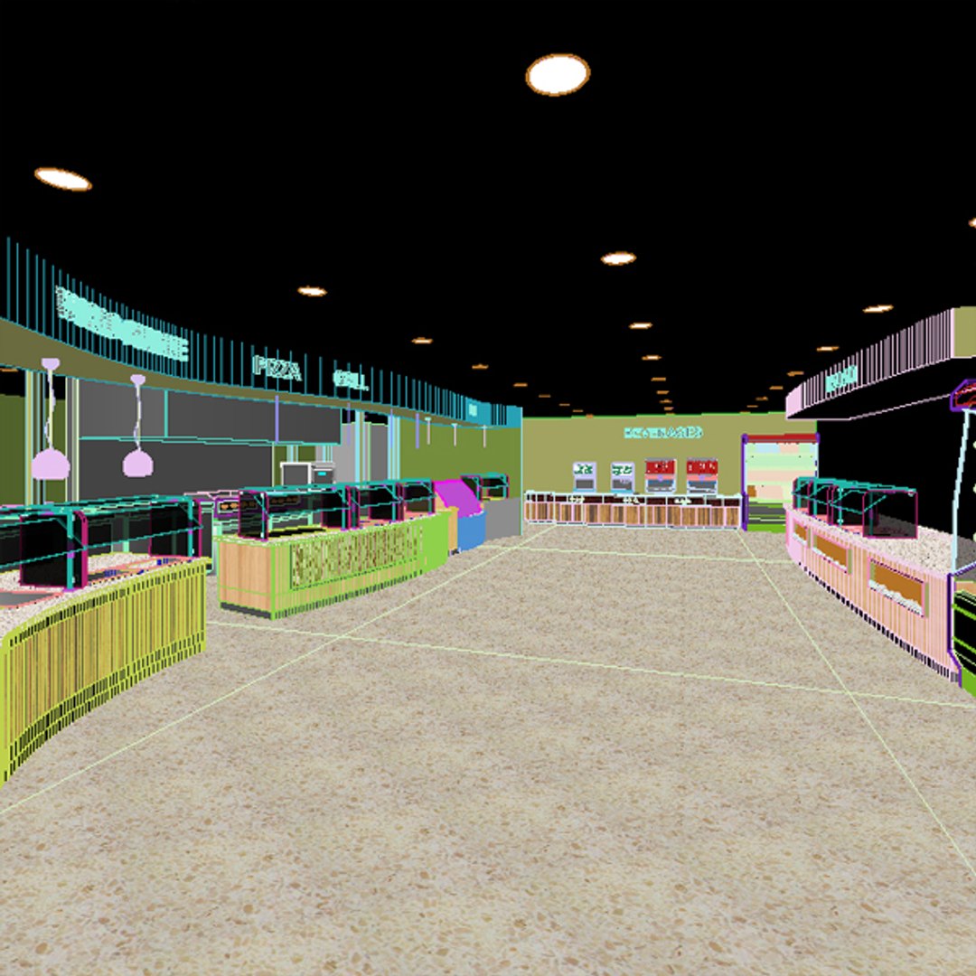 3d Model Cafeteria Equipment