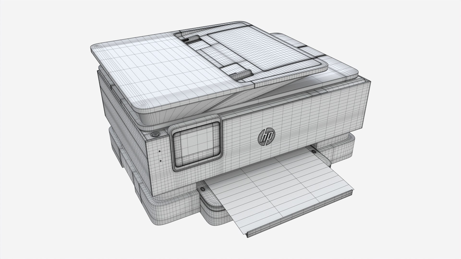 HP OfficeJet Pro 8035e All-in-One Printer 3D Model - TurboSquid 1969887